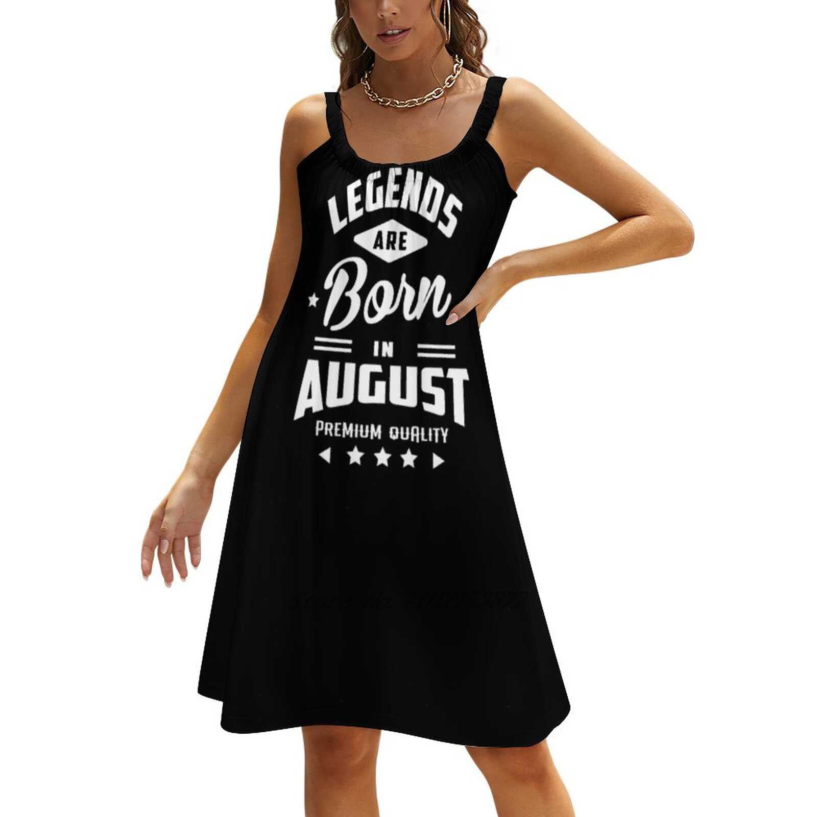 August Birthday Quotes - Birth August Loose Pocket Dress Fashion Print ...