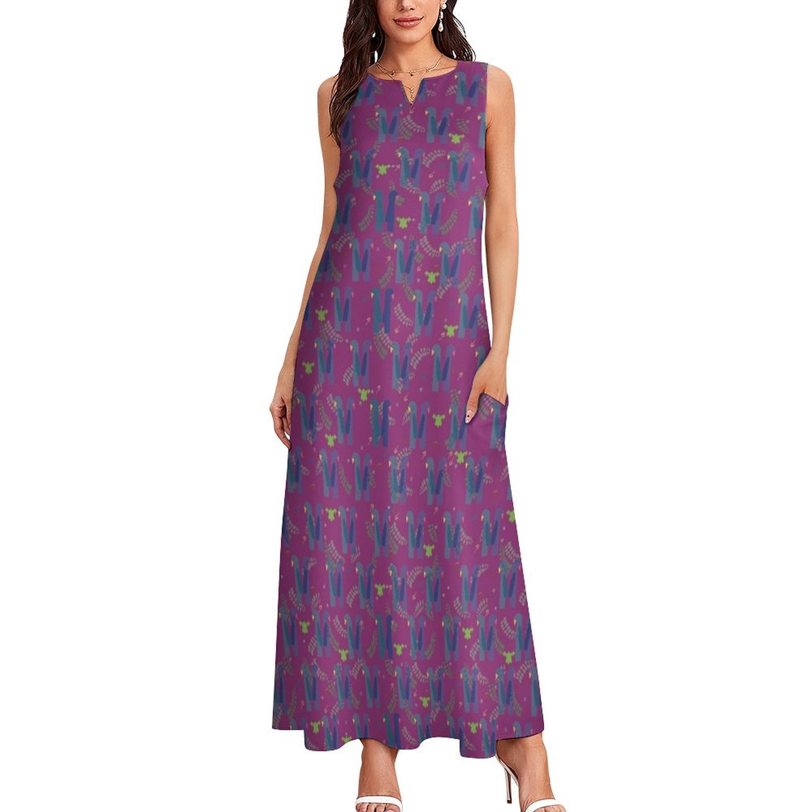 August Floral Long Dress Elegant gown elegant evening dresses for women ...