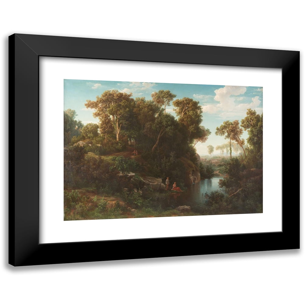 August Friedrich Kessler 18x14 Black Modern Framed Museum Art Print ...