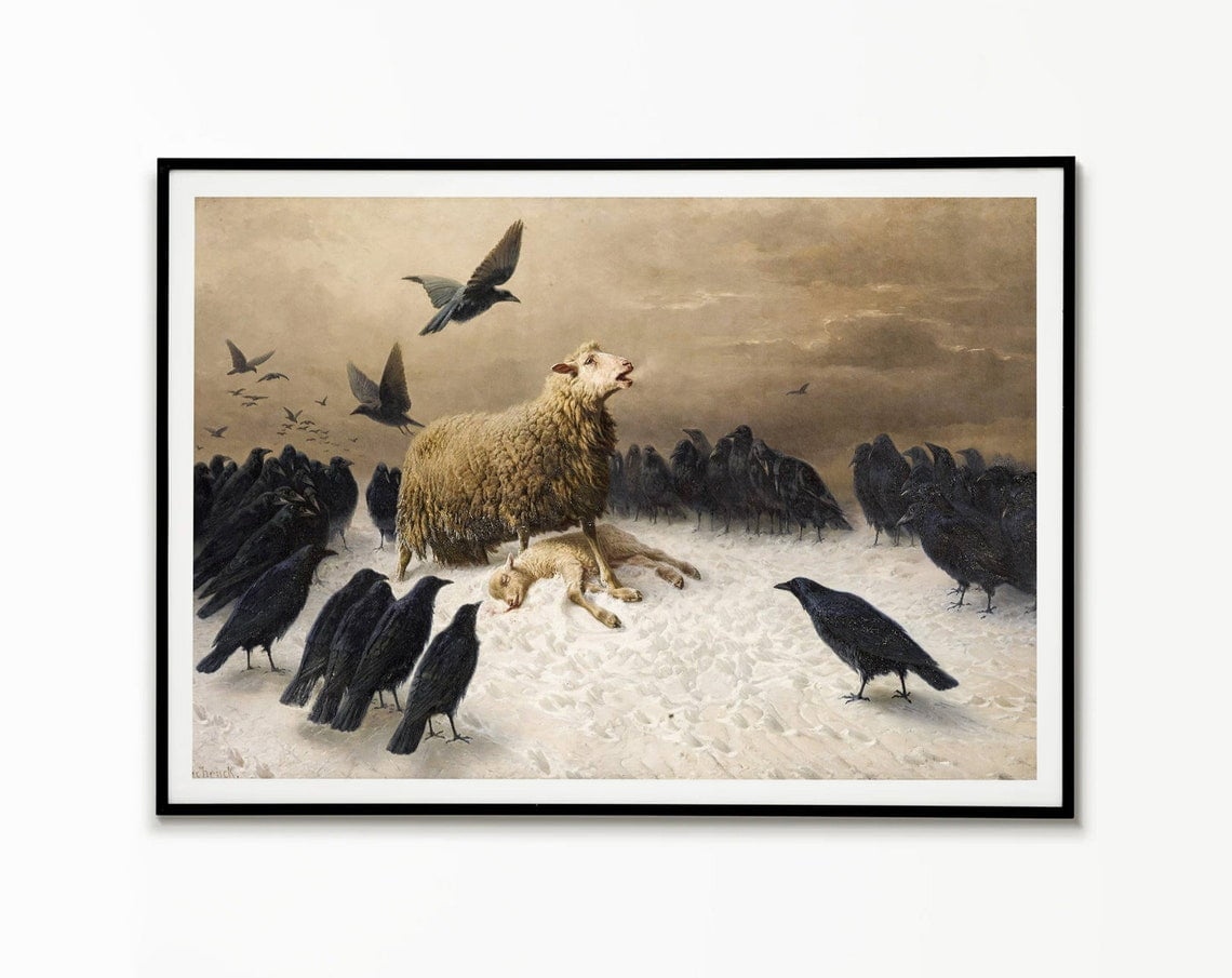 August Friedrich Schenck - Anguish 1878 Poster, Poster, Wall Art ...