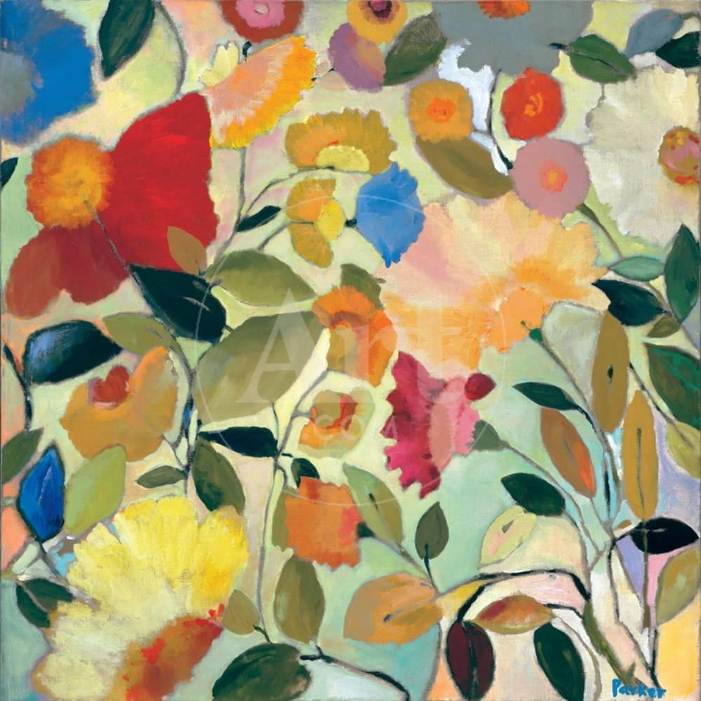 August Garden, Botanical Unframed Giclee Print Wall Art by Kim Parker ...