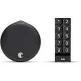 August Home Wi-Fi Smart Door Deadbolt & Yale Keypad, Matte Black ...