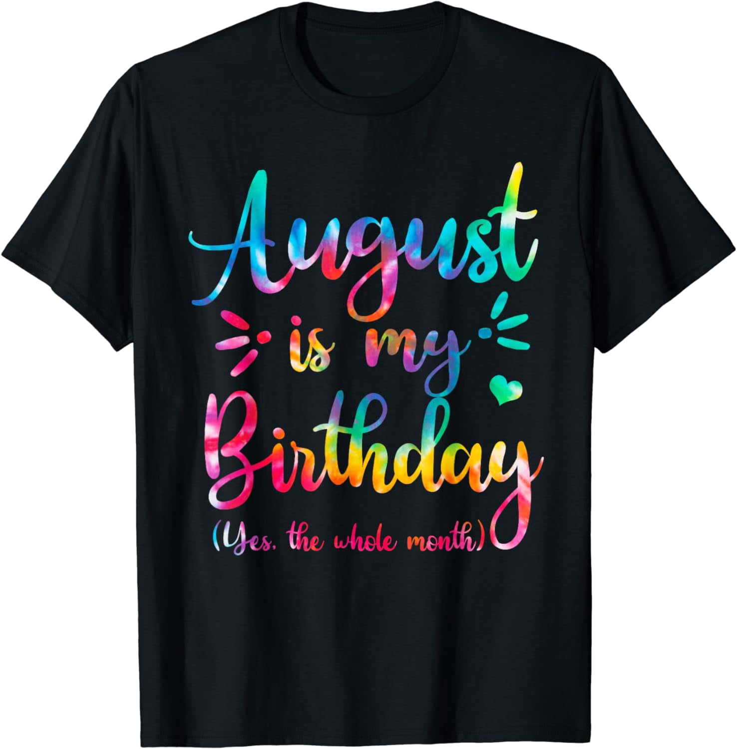 August Is My Birthday Yes The Whole Month August Birthday T-Shirt ...