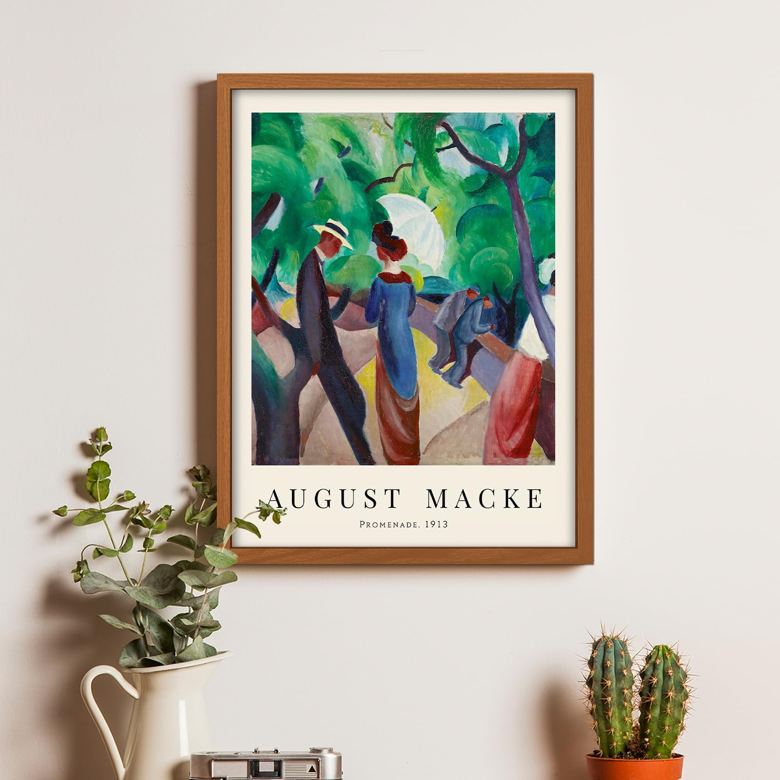August Macke Canvas Prints Wall Art, Famous Paintings Reproduction ...