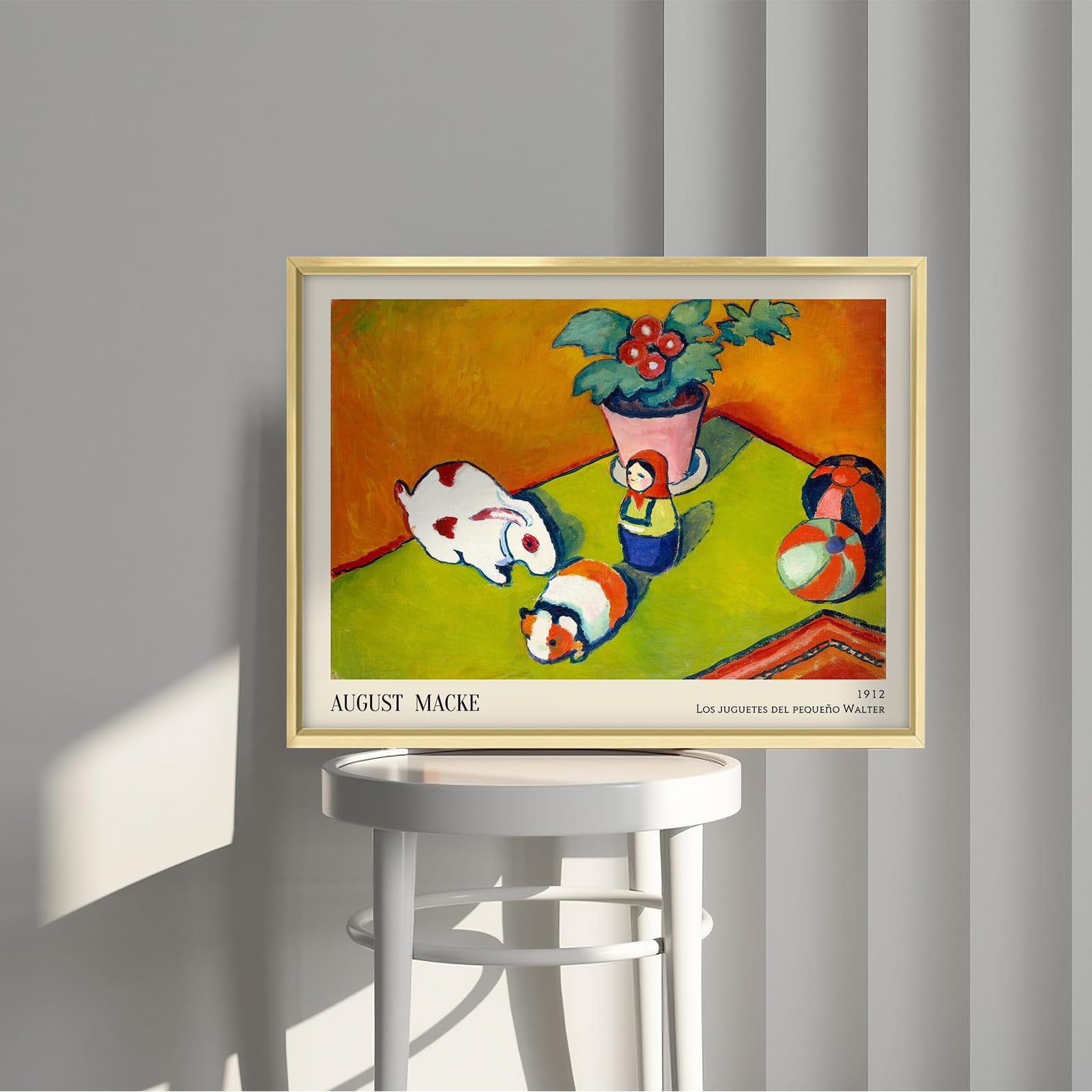 August Macke Canvas Prints Wall Art, Famous Paintings Reproduction ...
