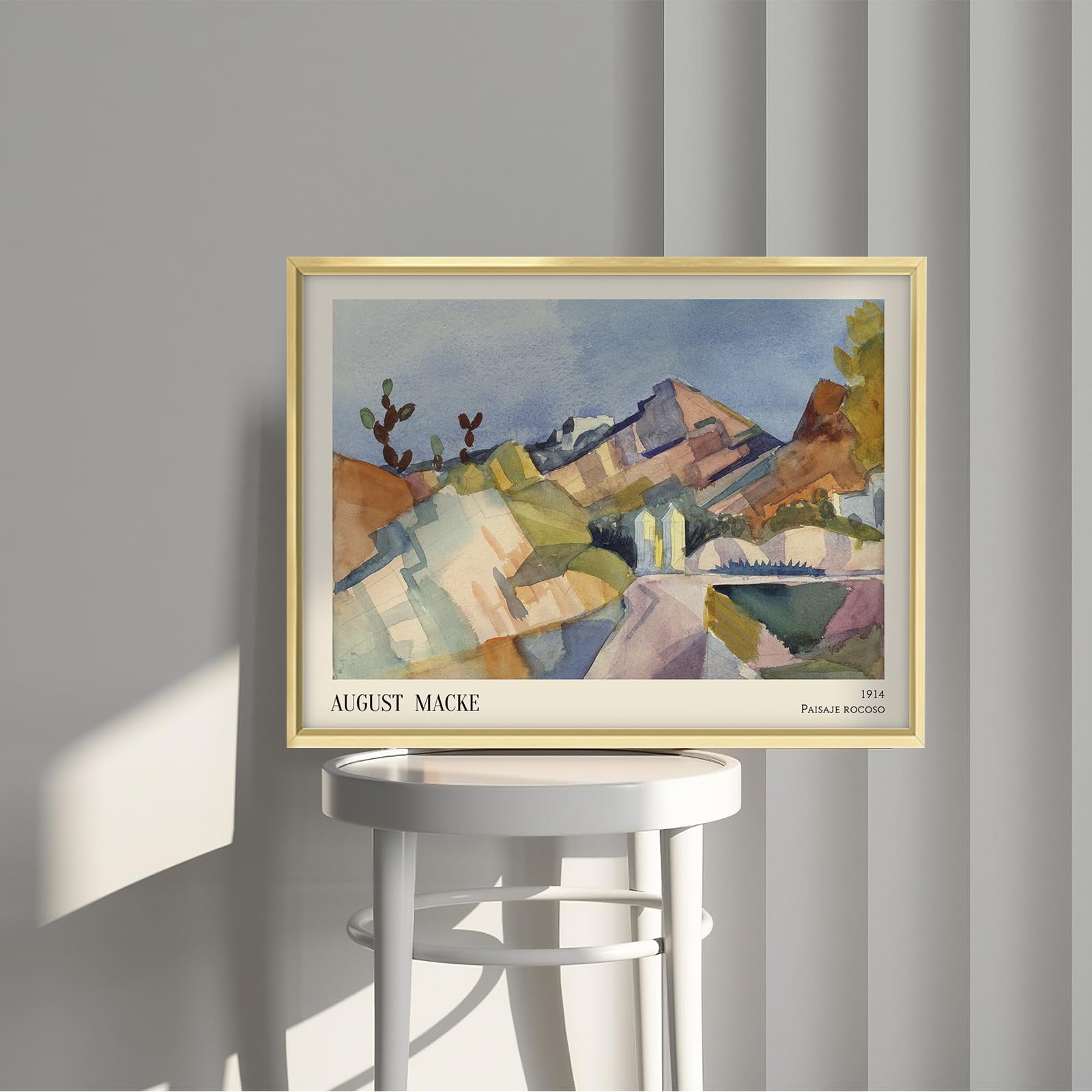 August Macke Canvas Prints Wall Art, Famous Paintings Reproduction ...