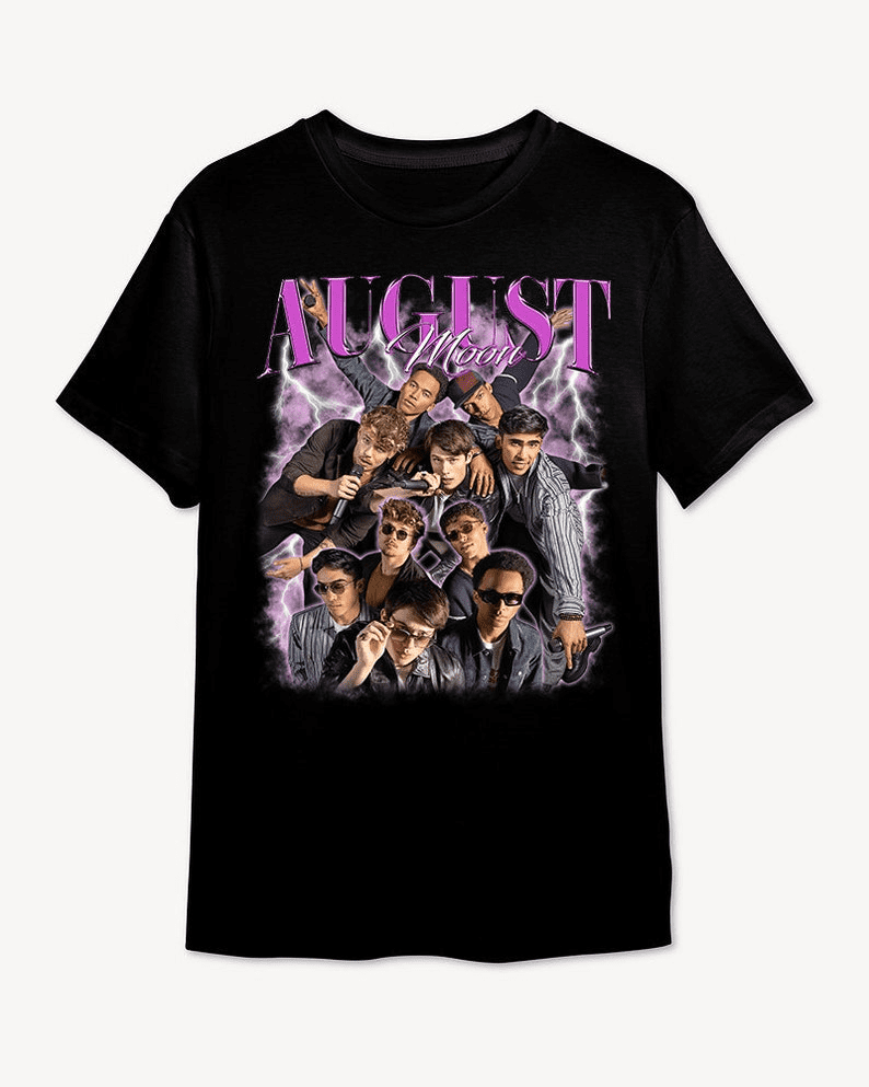 August Moon Guard Down T-shirt, TIOY Movie, Boy Band Galitzine Homage ...