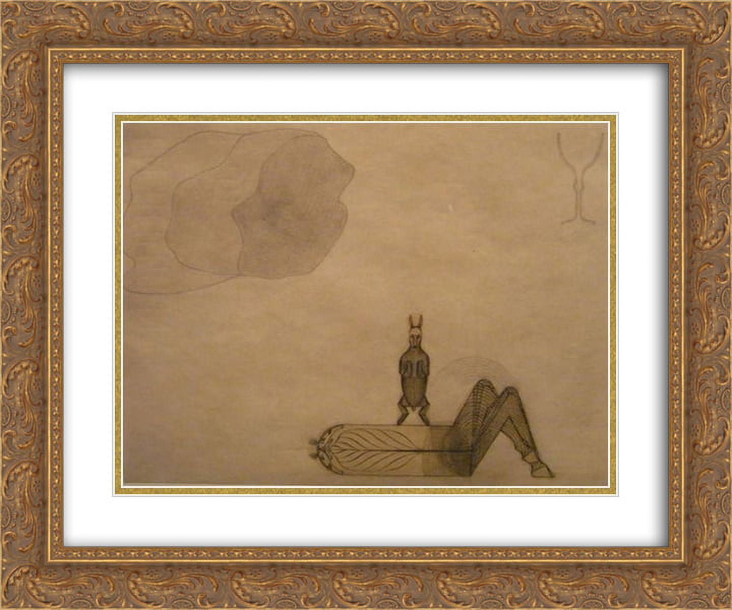 August Natterer 2x Matted 24x20 Gold Ornate Framed Art Print 'unknown ...