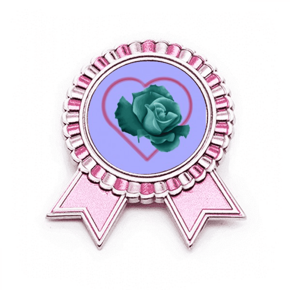 August Pure Green Valentines Day Badge Brooch Pin Pink Winner Award ...
