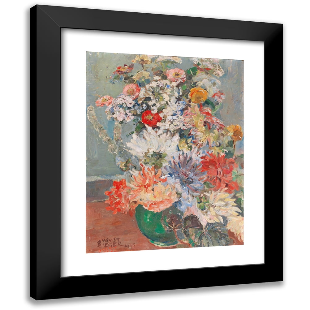 August Rieger 12x14 Black Modern Framed Museum Art Print Titled - A ...