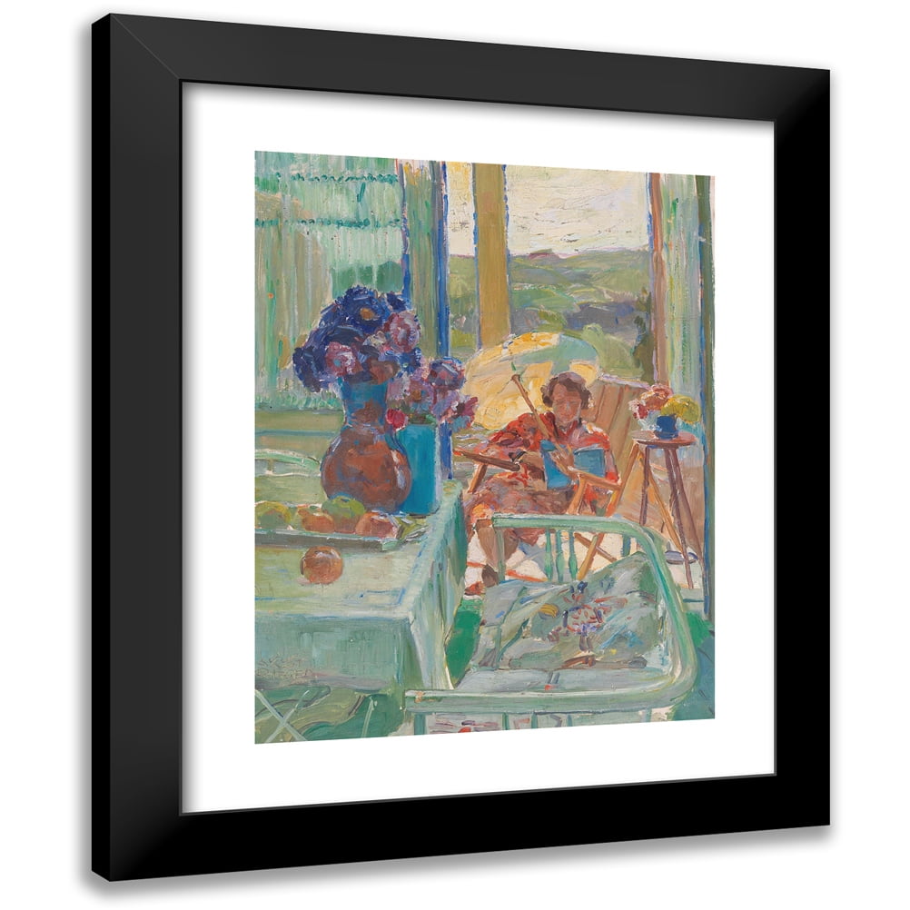 August Rieger 12x14 Black Modern Framed Museum Art Print Titled - A ...