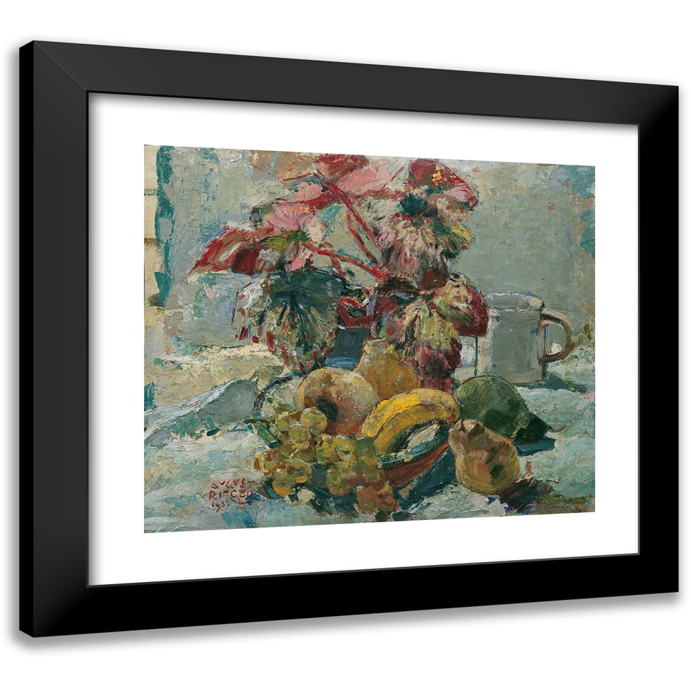 August Rieger 14x12 Black Modern Framed Museum Art Print Titled - Still ...