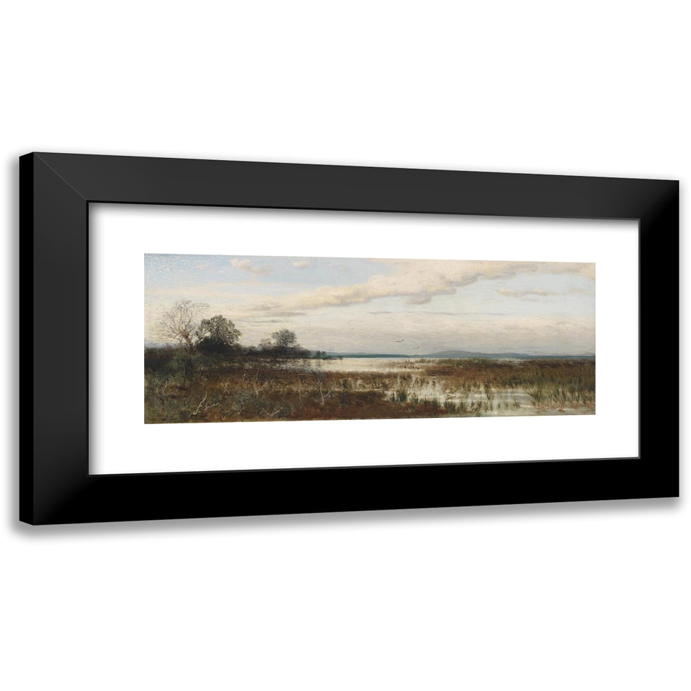 August Schaeffer von Wienwald 14x8 Black Modern Framed Museum Art Print ...