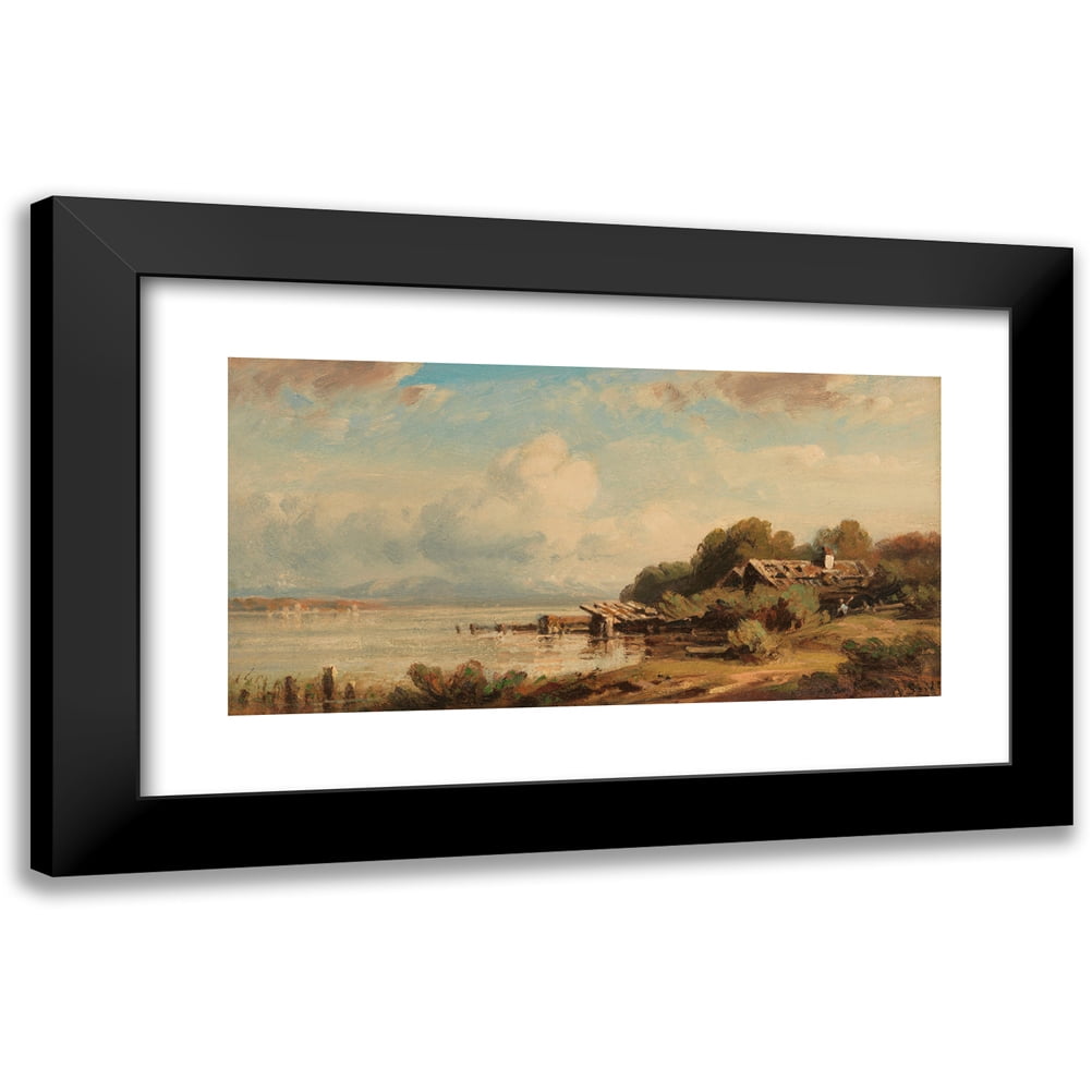 August Seidel 24x14 Black Modern Framed Museum Art Print Titled ...