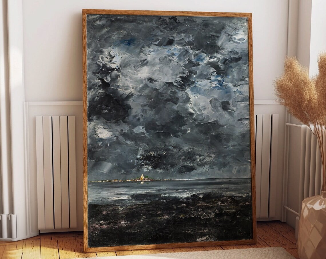 August Strindberg Painting The Town Modern Wall Art Enigmatic ...