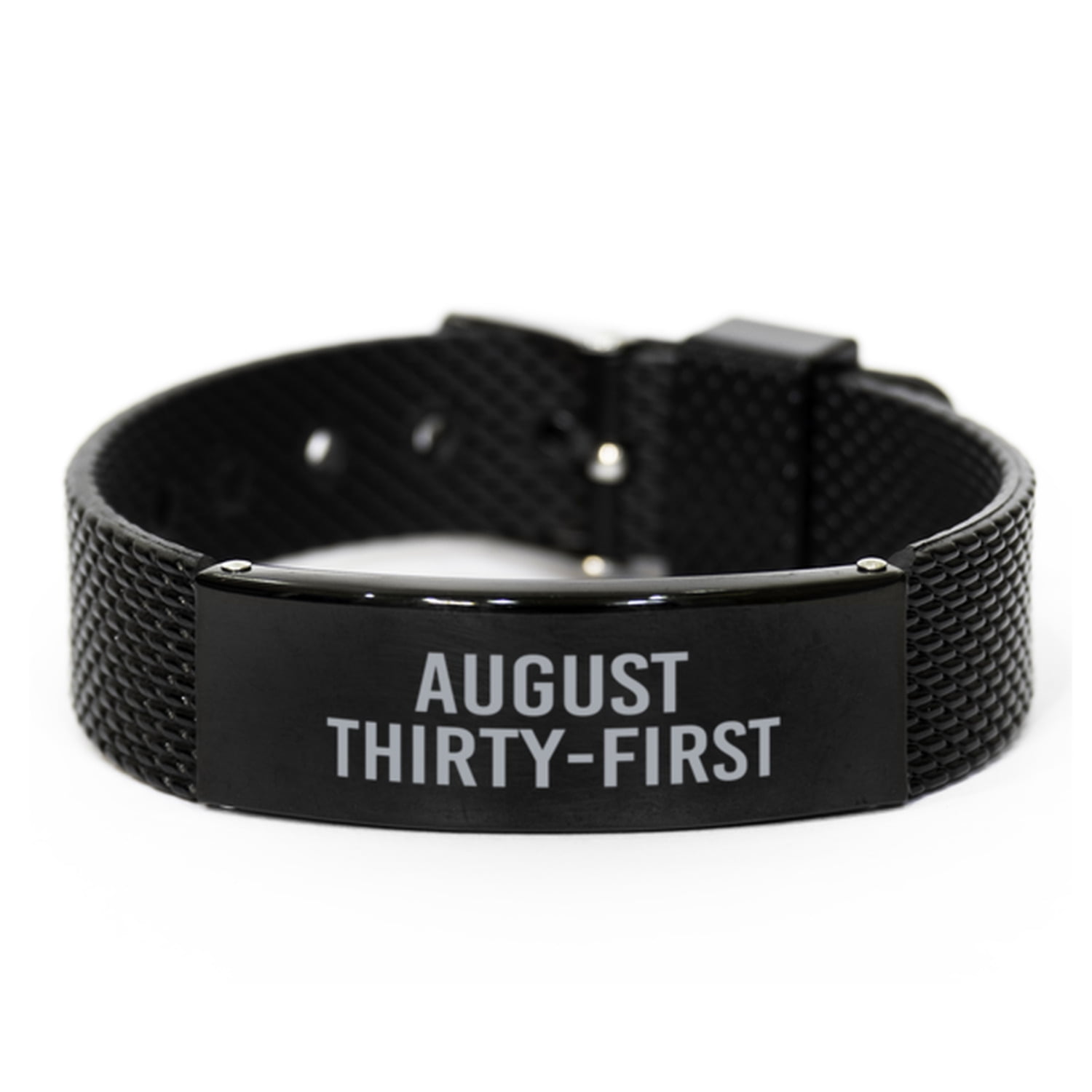 August Thirty First Bracelet Birthday Birth Date Wedding Anniversary ...