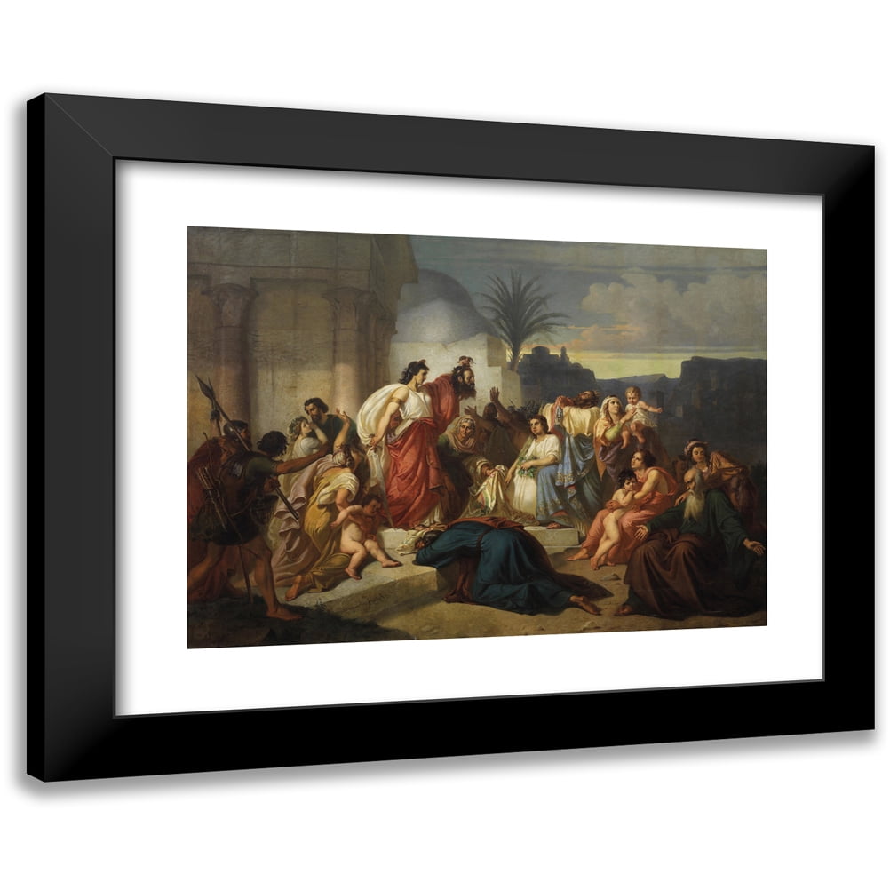 August Von Heckel 14x11 Black Modern Framed Museum Art Print Titled ...
