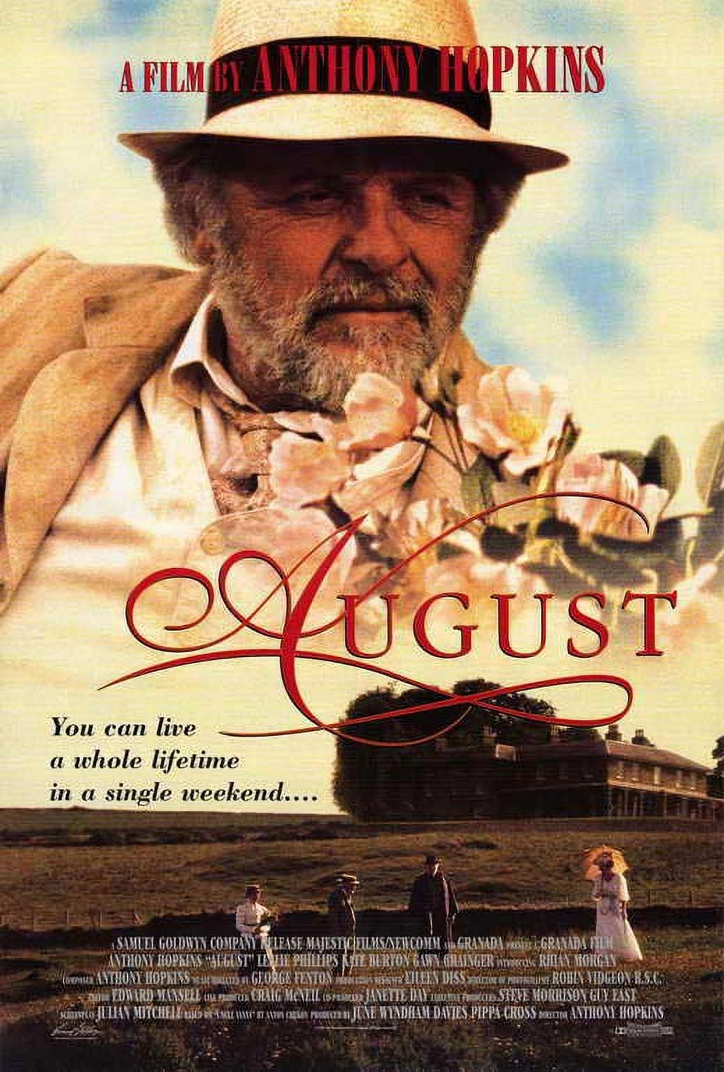 August - movie POSTER (Style A) (27" x 40") (1996) - Walmart.com