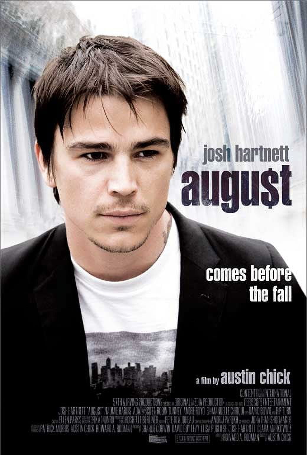 August - movie POSTER (UK Style A) (27" x 40") (2008) - Walmart.com