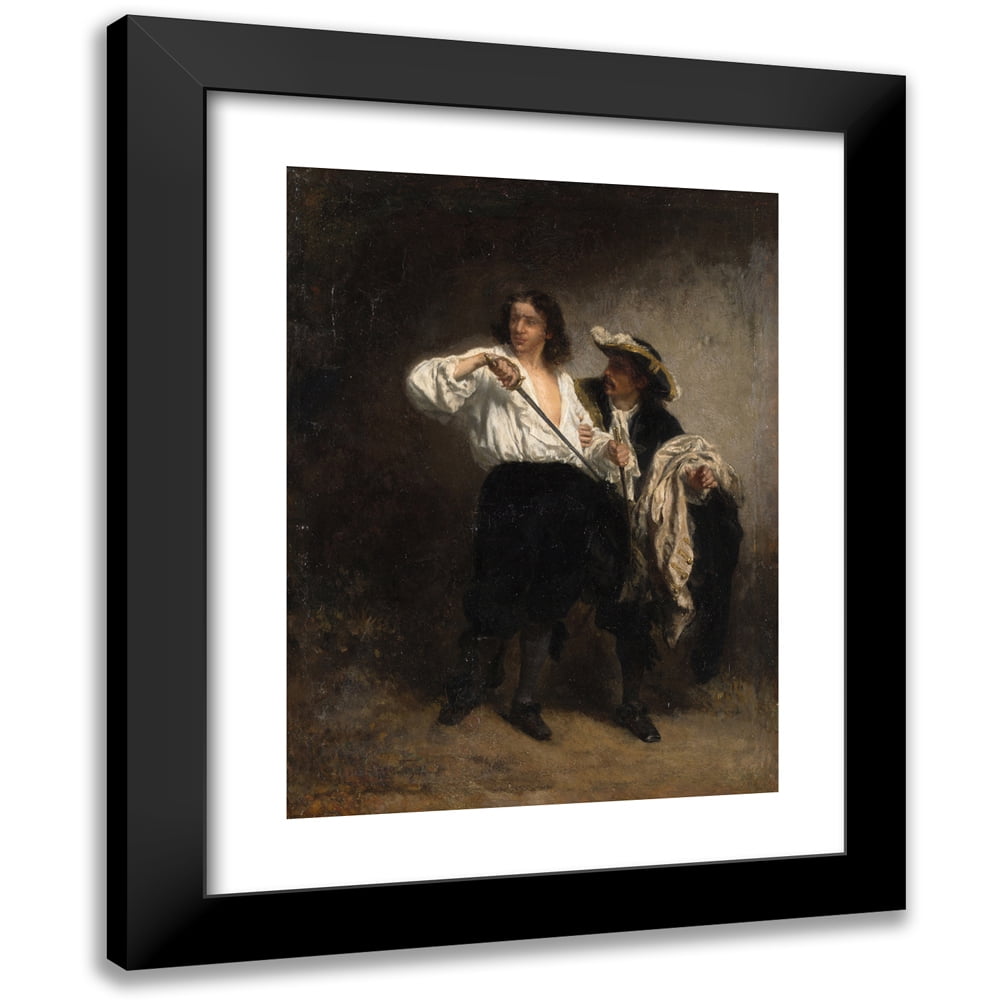 August von Pettenkofen 11x14 Black Modern Framed Museum Art Print ...
