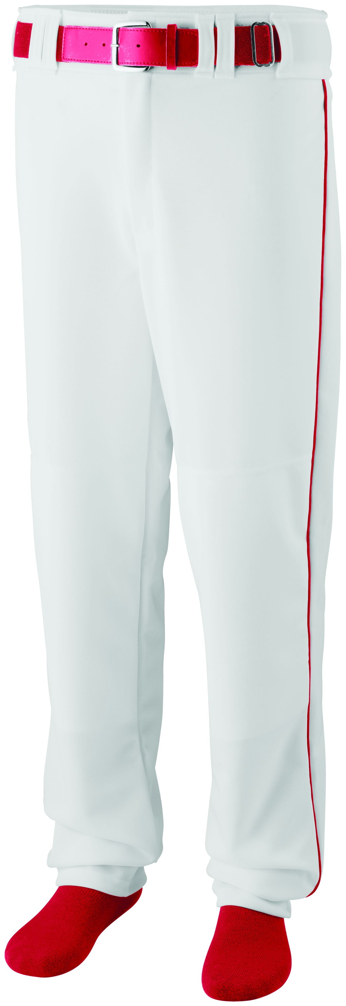 SWEEP BASEBALLSOFTBALL PANT, 3XL, White/ Red - Walmart.com