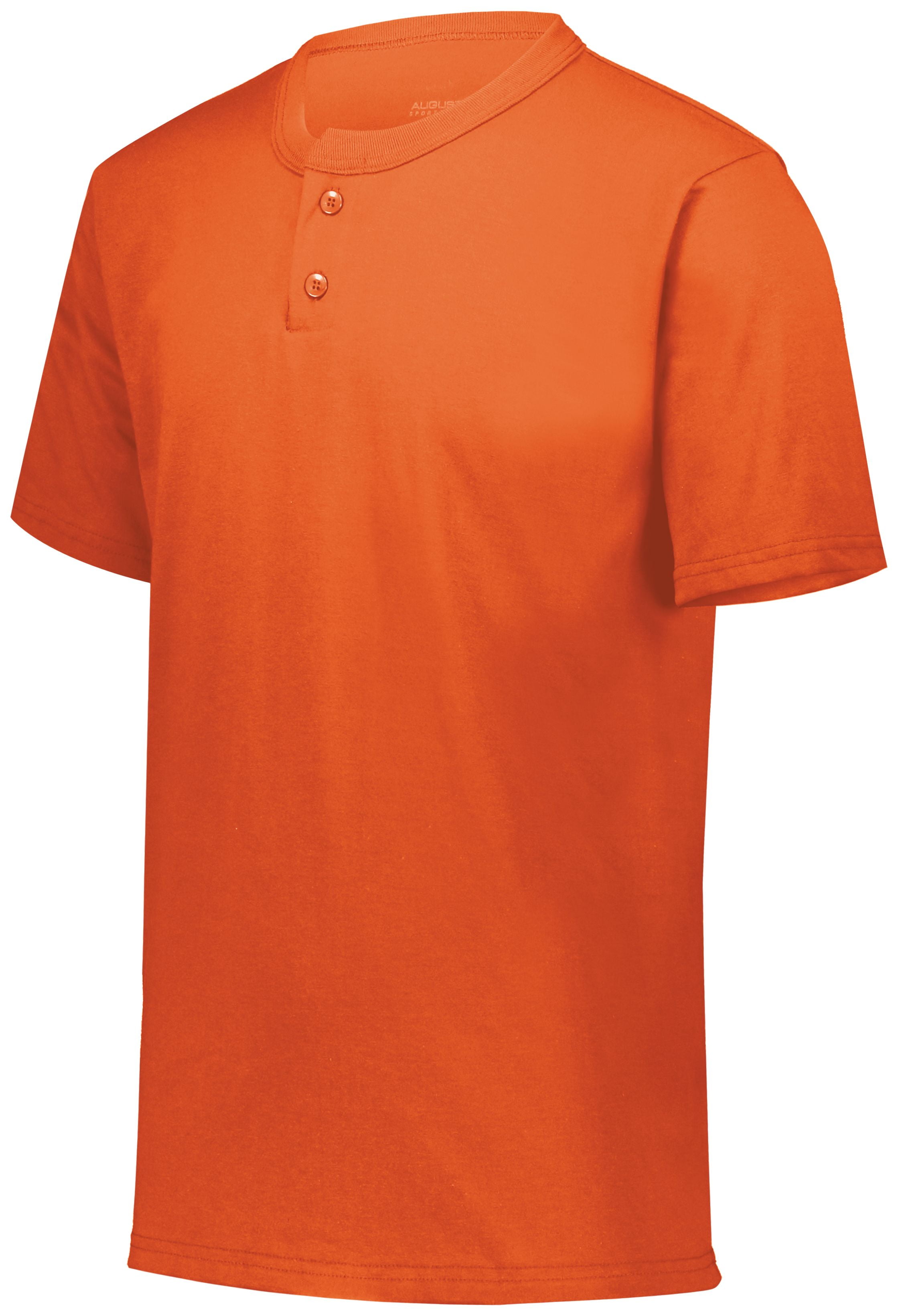 Augusta 2XL Six-Ounce Two-Button Baseball Jersey Orange 643 - Walmart.com