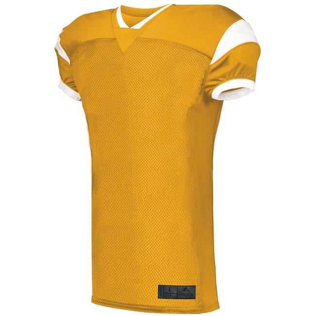 Augusta 3XL Slant Football Jersey Gold/White 9582 - Walmart Business ...