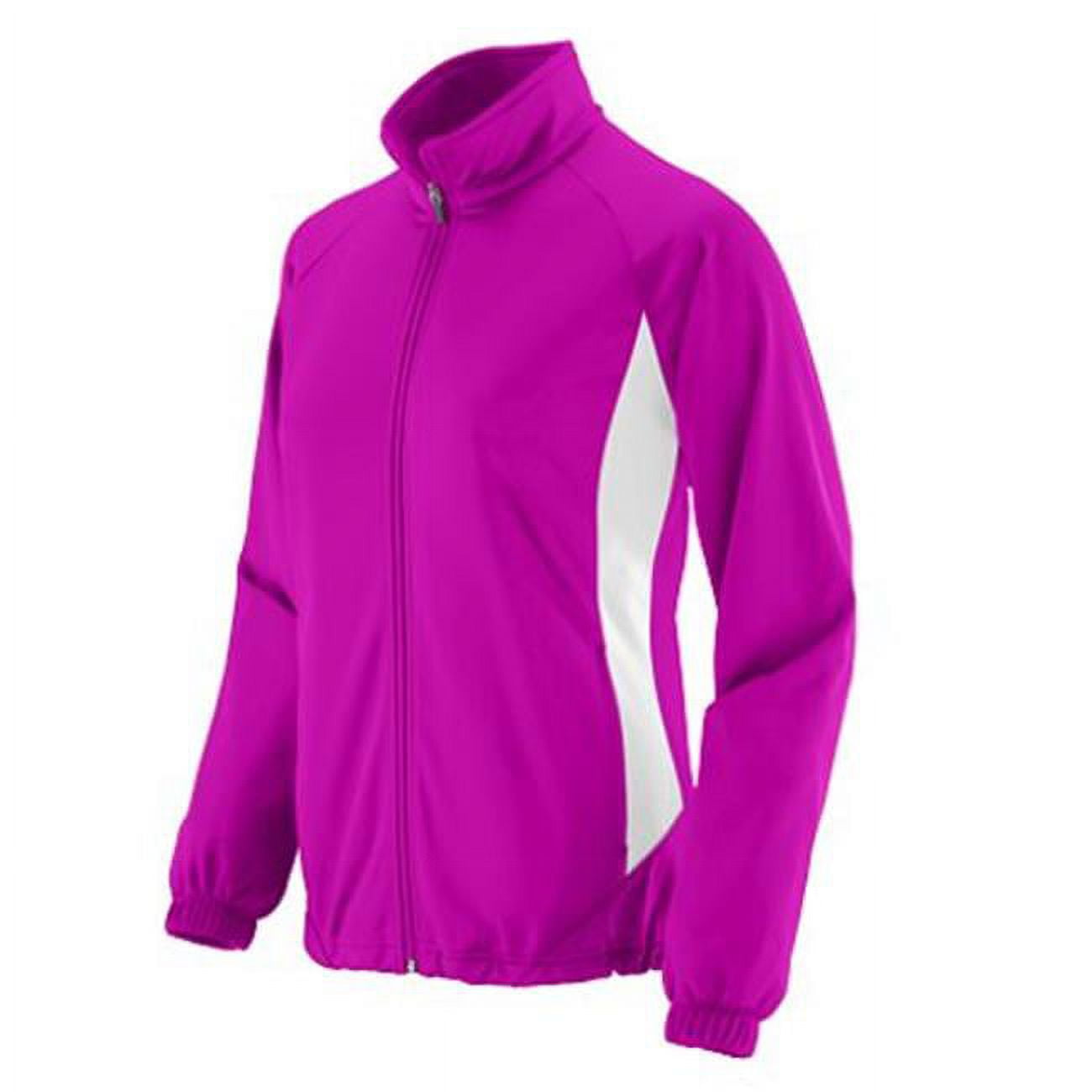 Augusta 4392A Ladies Medalist Jacket - Power Pink & White- Small ...