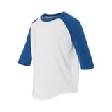 Augusta 4T Toddler Baseball 3/4 Sleeve Tee 2.0 White/Royal 422 ...