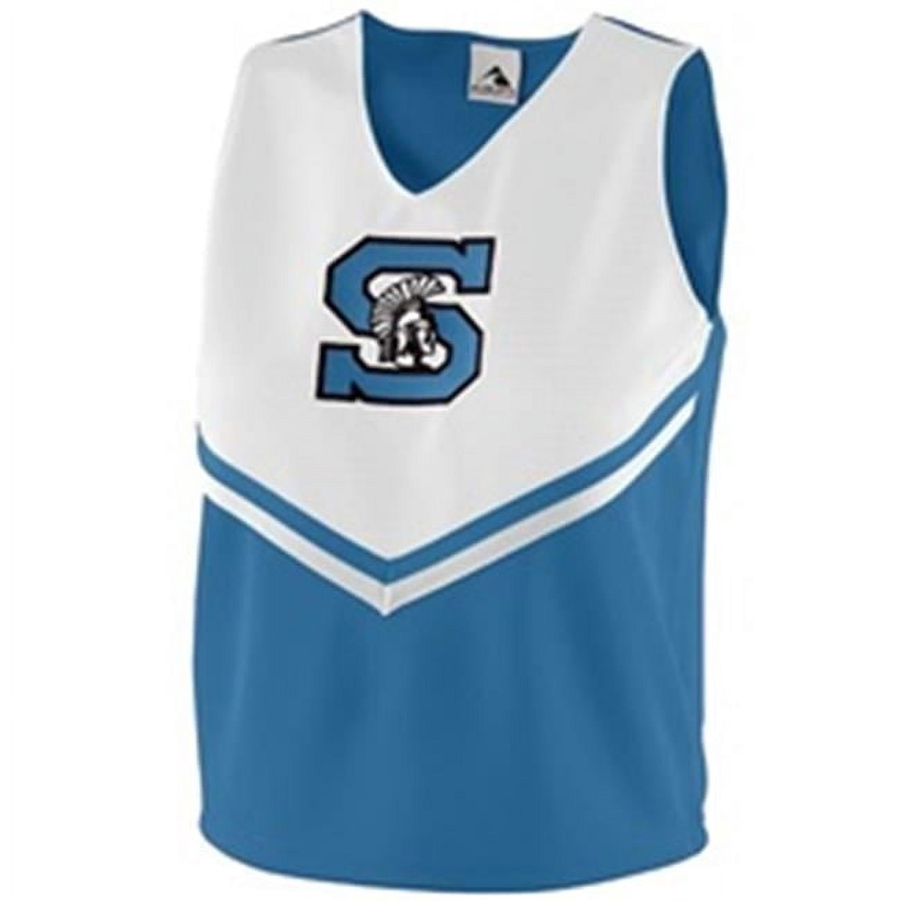 Augusta 9111A Girls Pride Shell - Columbia Blue & White- XXS - Walmart.com