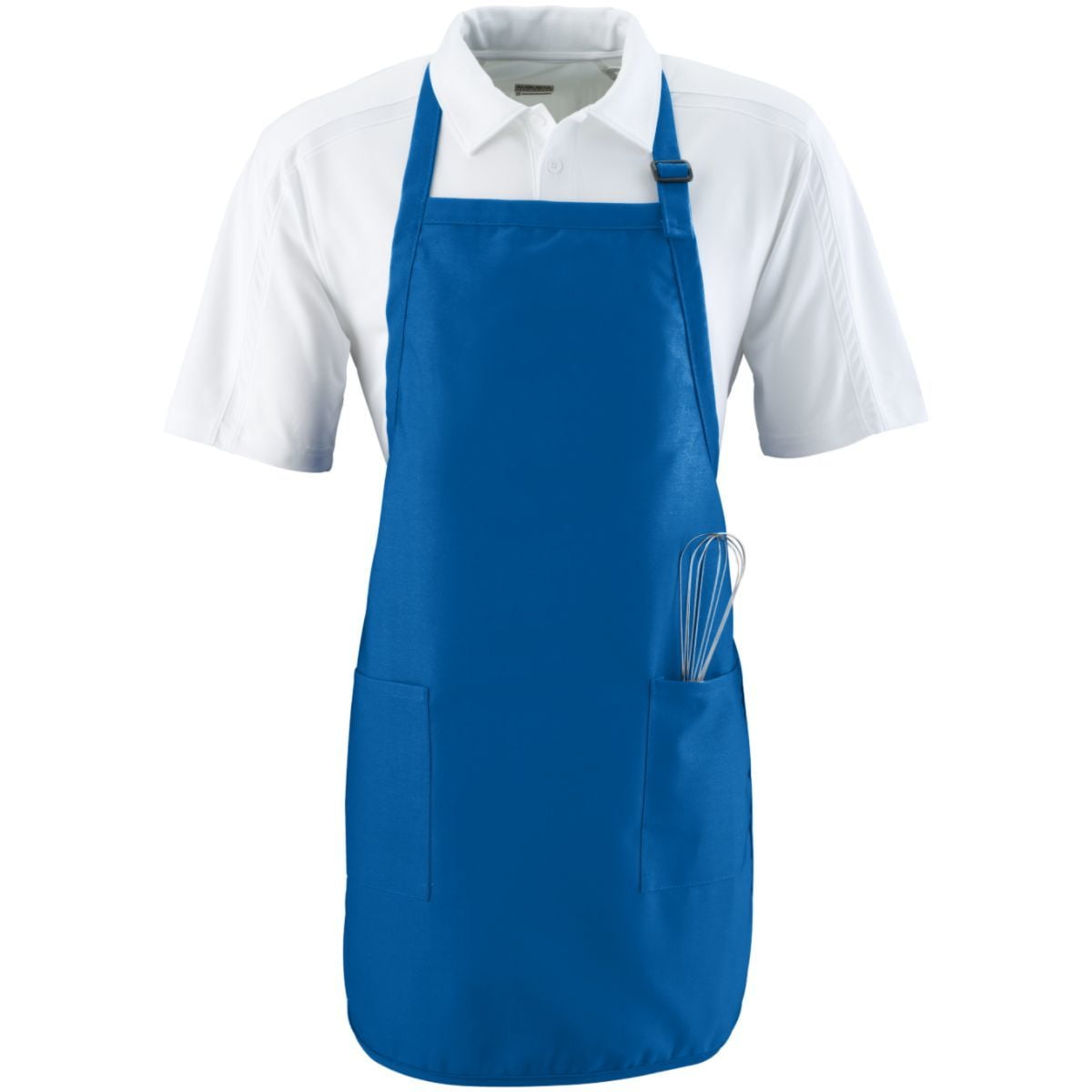 Augusta Full Length Apron With Pockets 4350 Royal Os - Walmart.com