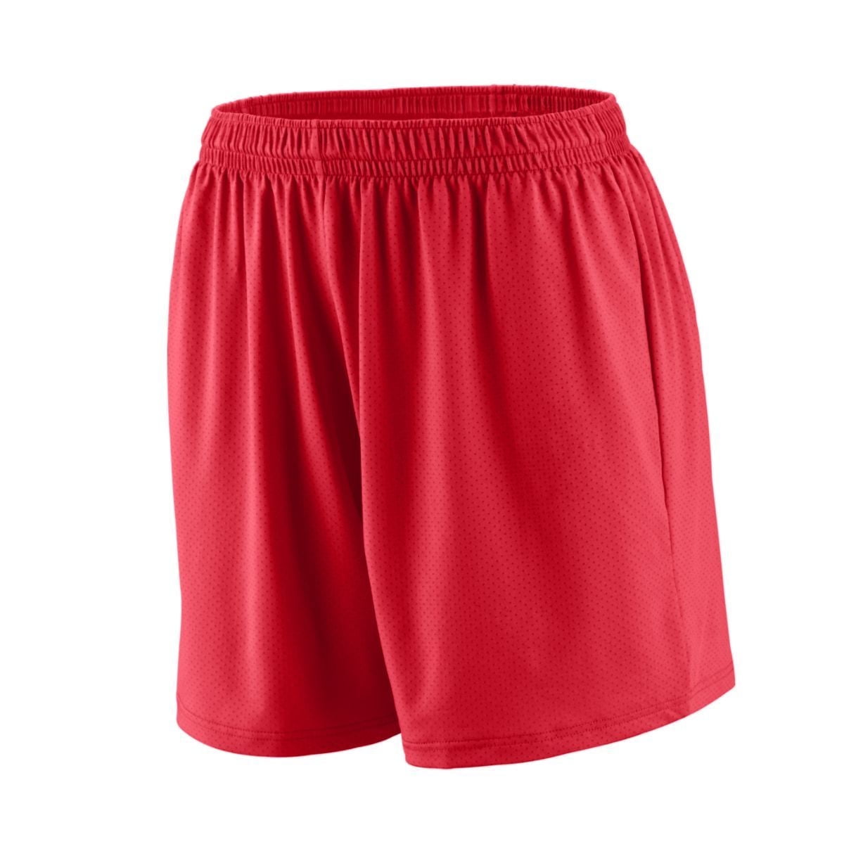 Augusta Girls' Spandex Running Shorts, Inferno Red, Size L, Item 1293 ...