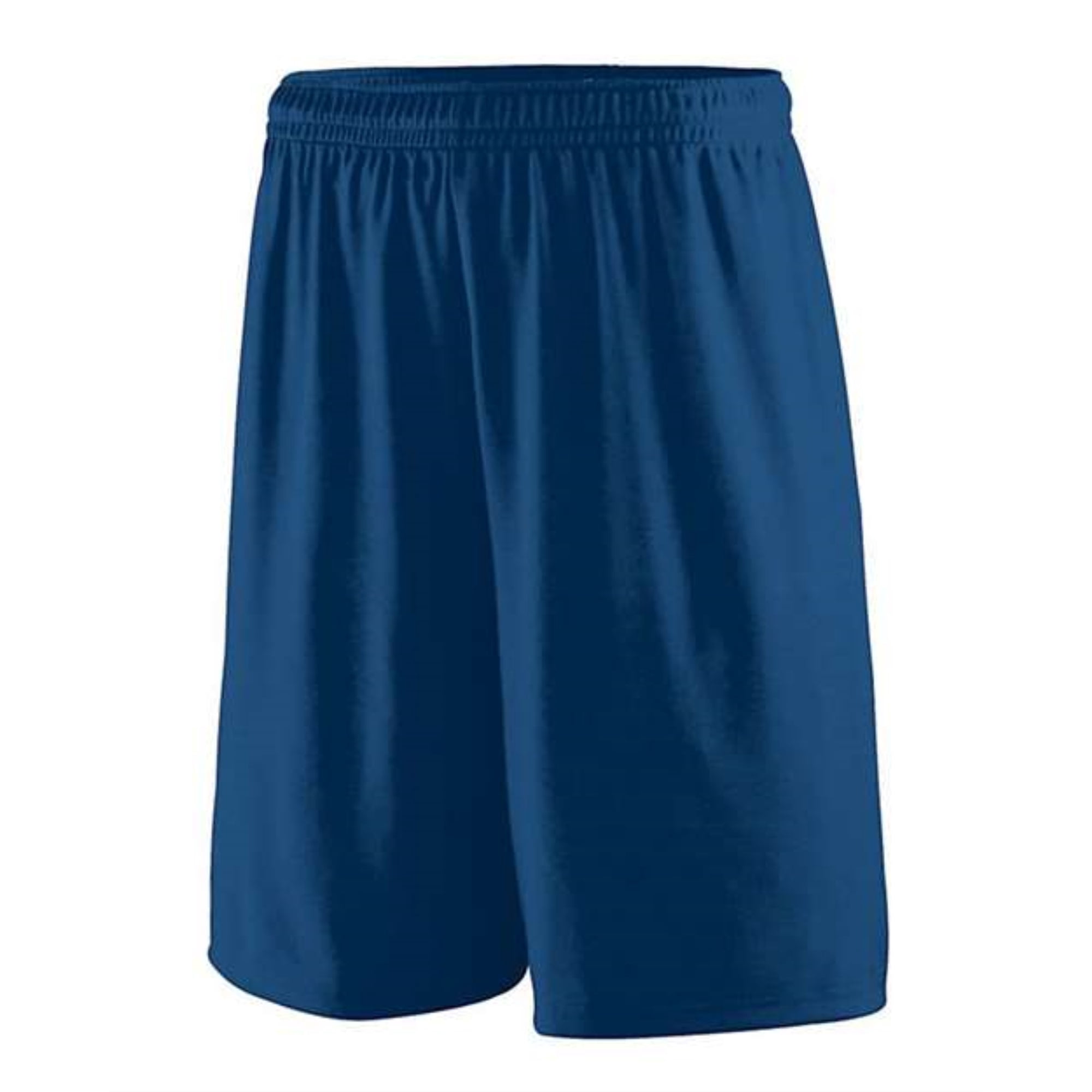 Augusta Athletic Youth Training Shorts, Silver Grey, 100% Polyester ...