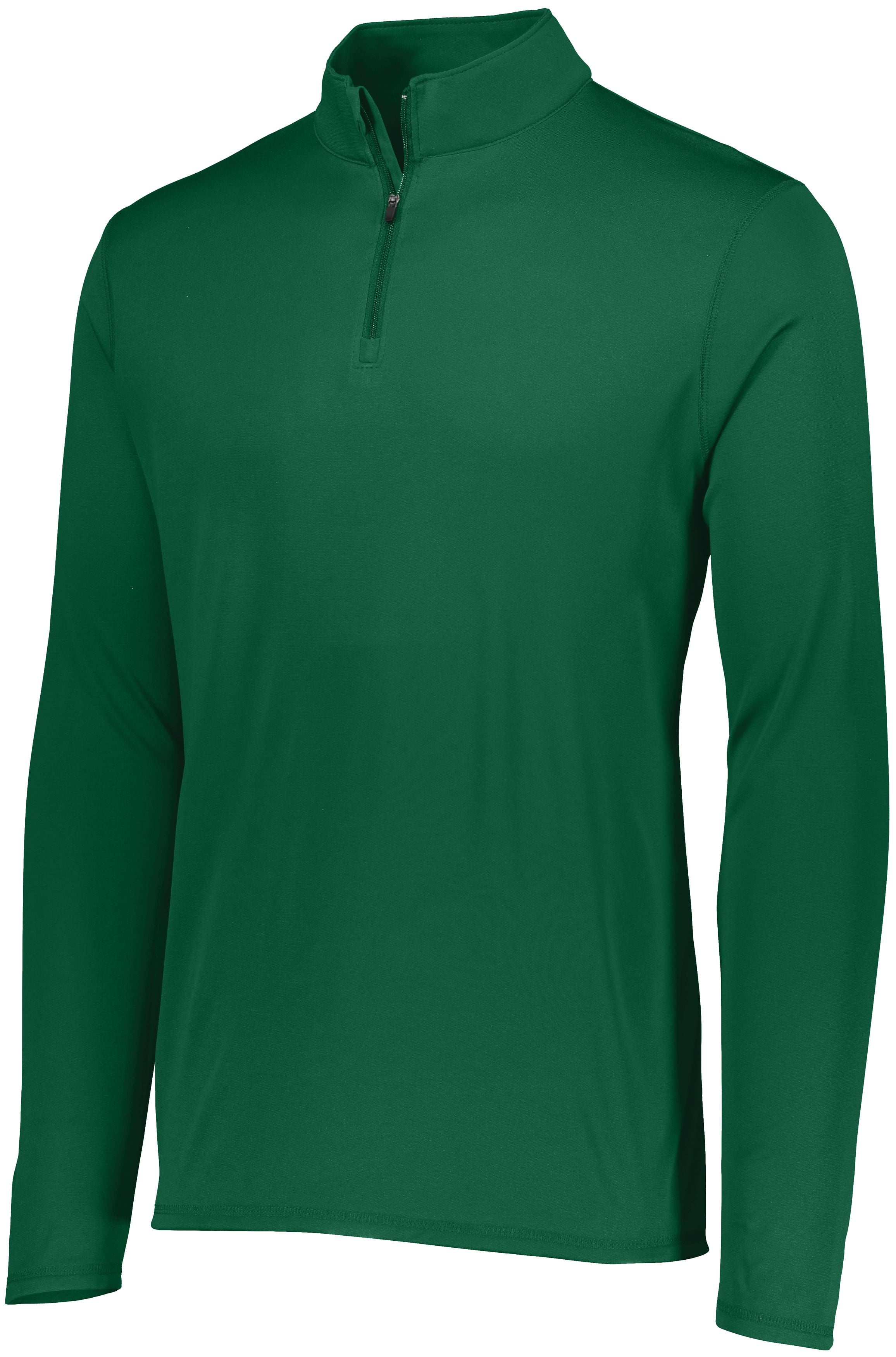 Augusta M Youth Attain Wicking 1/4 Zip Pullover Dark Green 2786 ...
