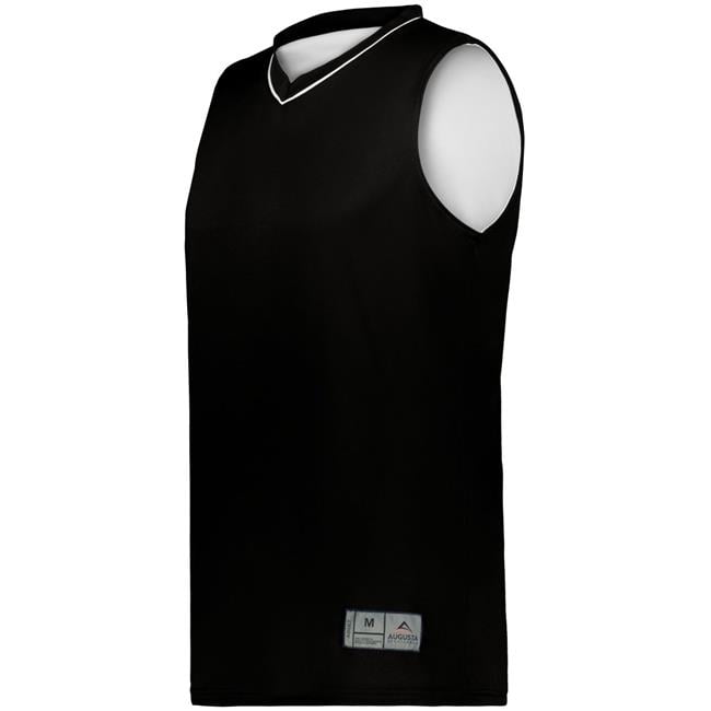 Augusta M Youth Reversible Two-Color Jersey Black/White 153 - Walmart.com