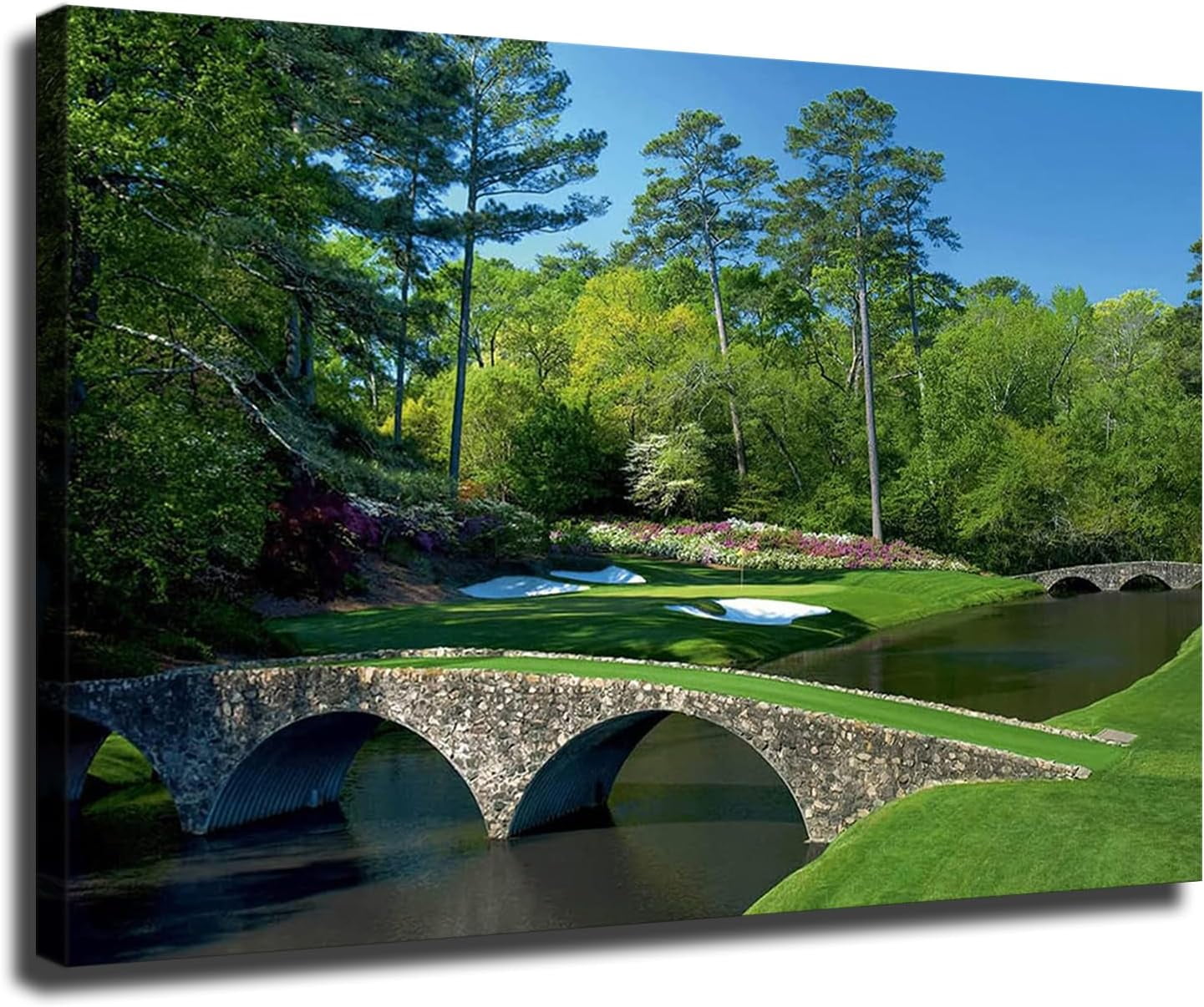 Augusta National 12th Hole The Masters Photo Canvas Art Poster Picture ...