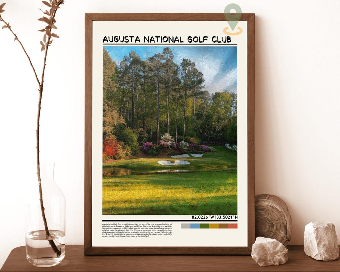 Augusta National Golf Print, Augusta National Golf Poster, Augusta ...