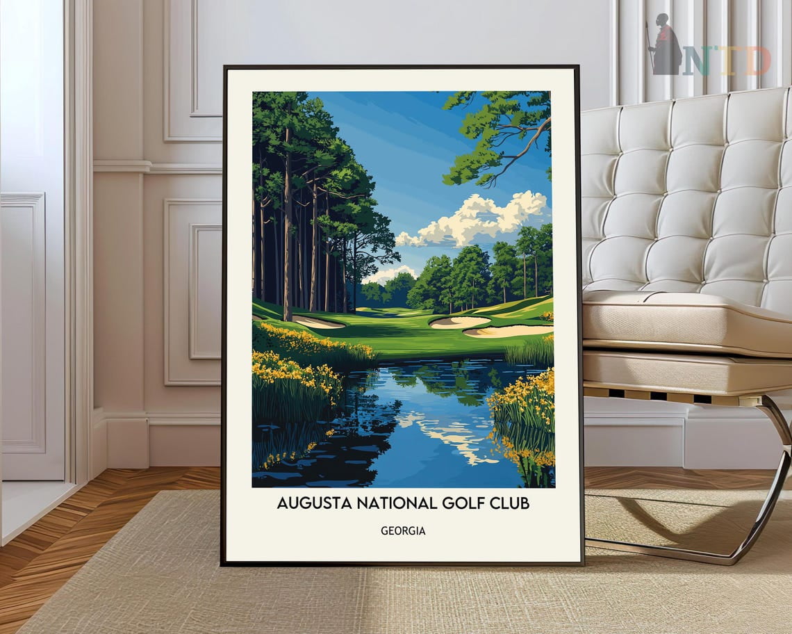 Augusta National Golf Print, Augusta National Golf Poster, Augusta ...