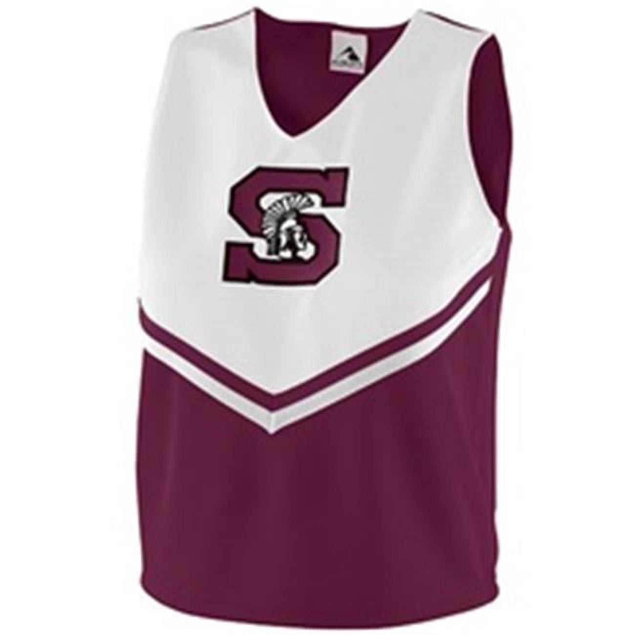 Augusta S Girls Pride Shell Maroon/White/White 9111 - Walmart.com