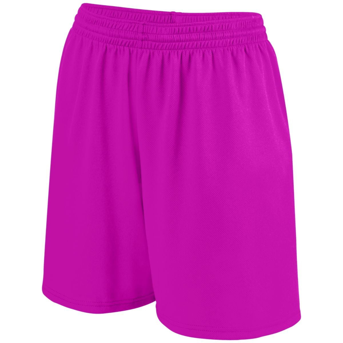 Augusta S Girls Shockwave Shorts Power Pink/White 963 - Walmart.com