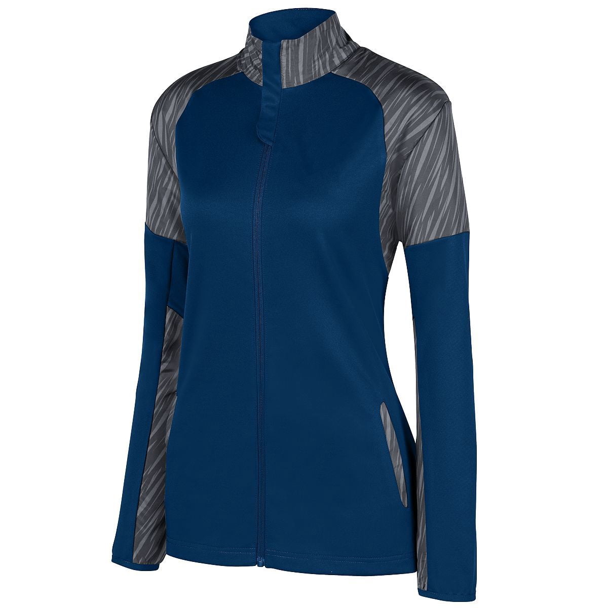 Augusta S Ladies Breaker Jacket Navy/Slate 3627 - Walmart.com