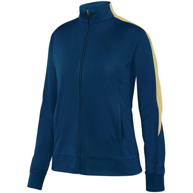Augusta S Ladies Medalist Jacket 2.0 Navy/Vegas Gold 4397 - Walmart.com