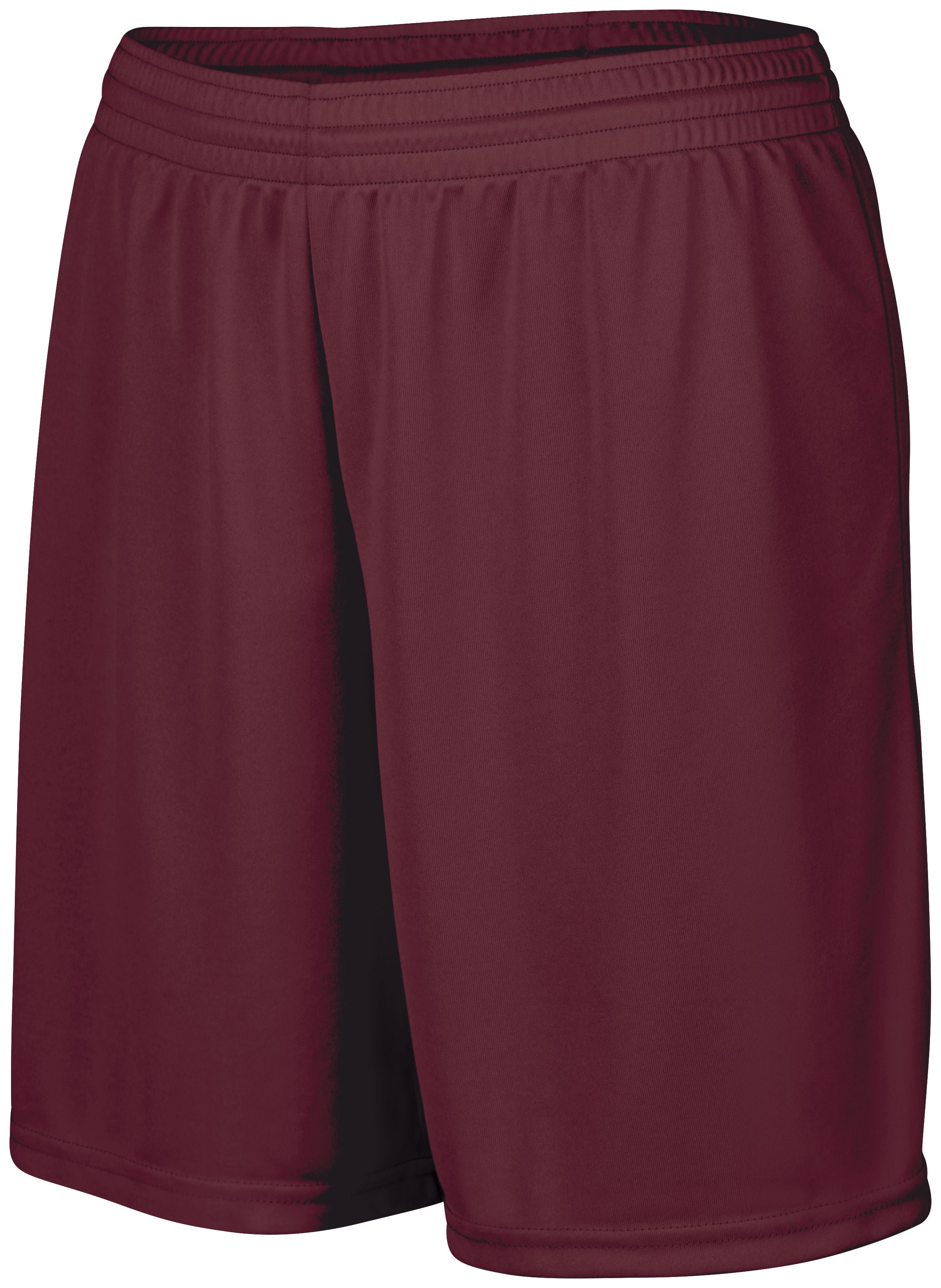 Augusta S Ladies Octane Shorts Maroon 1423 - Walmart.com