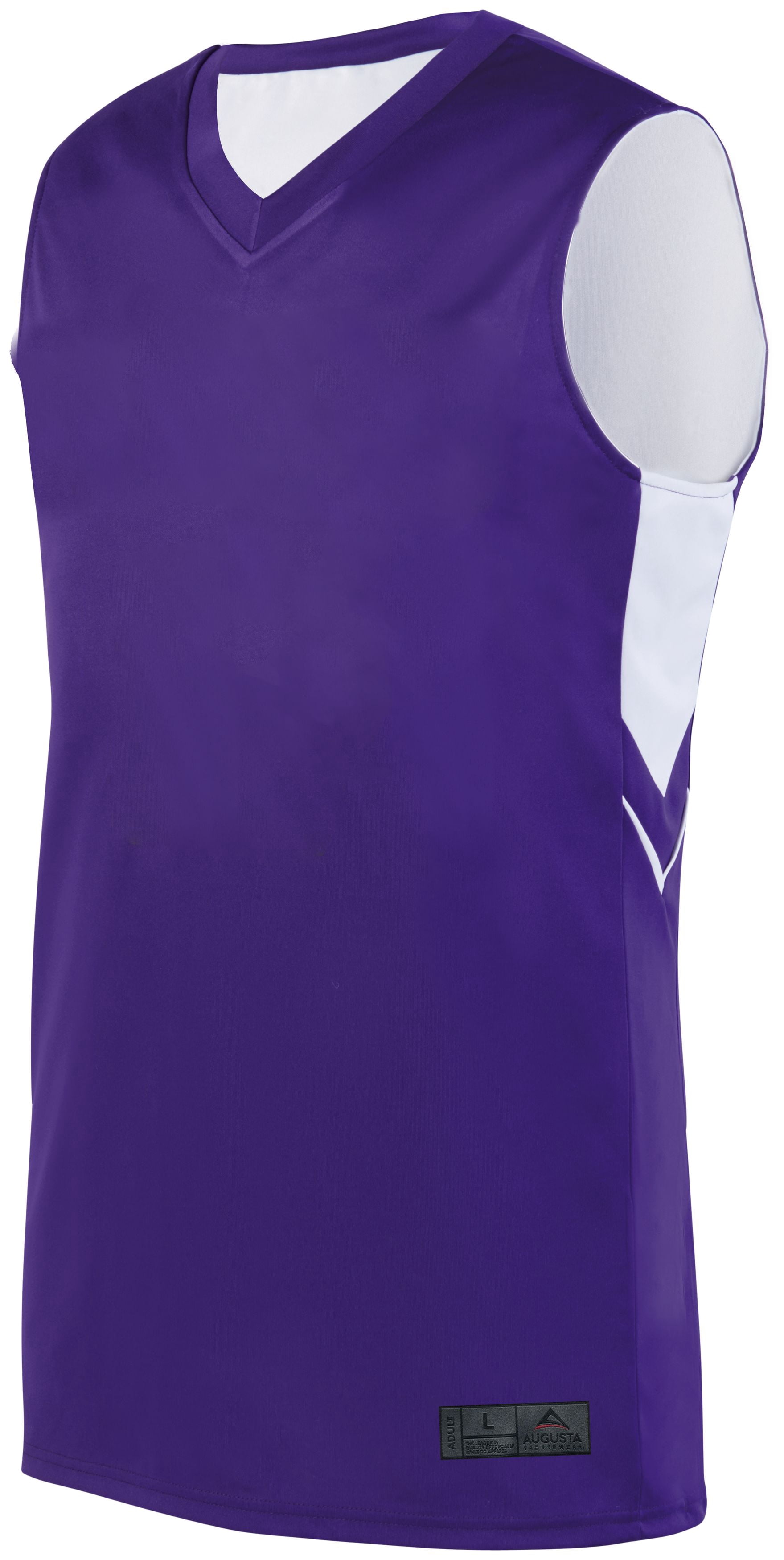 Augusta S Youth Alley-Oop Reversible Jersey Purple/White 1167 - Walmart.com