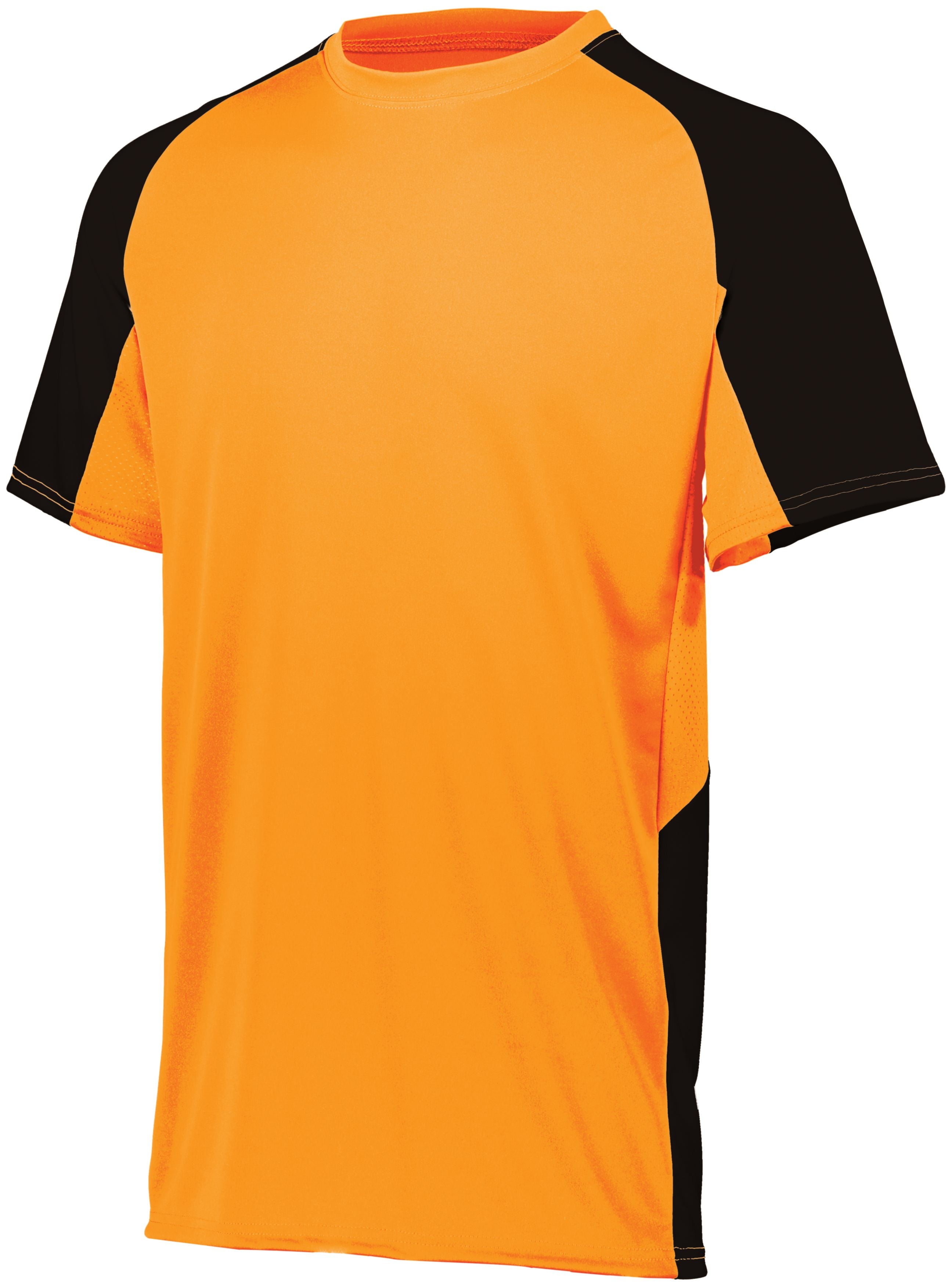 Augusta S Youth Cutter Jersey Power Orange/Black 1518 - Walmart.com