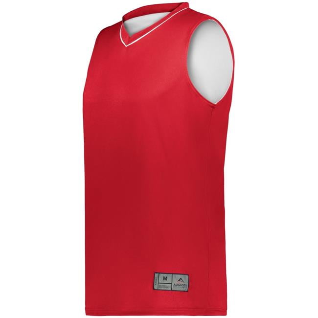 Augusta S Youth Reversible Two-Color Jersey Red/White 153 - Walmart.com
