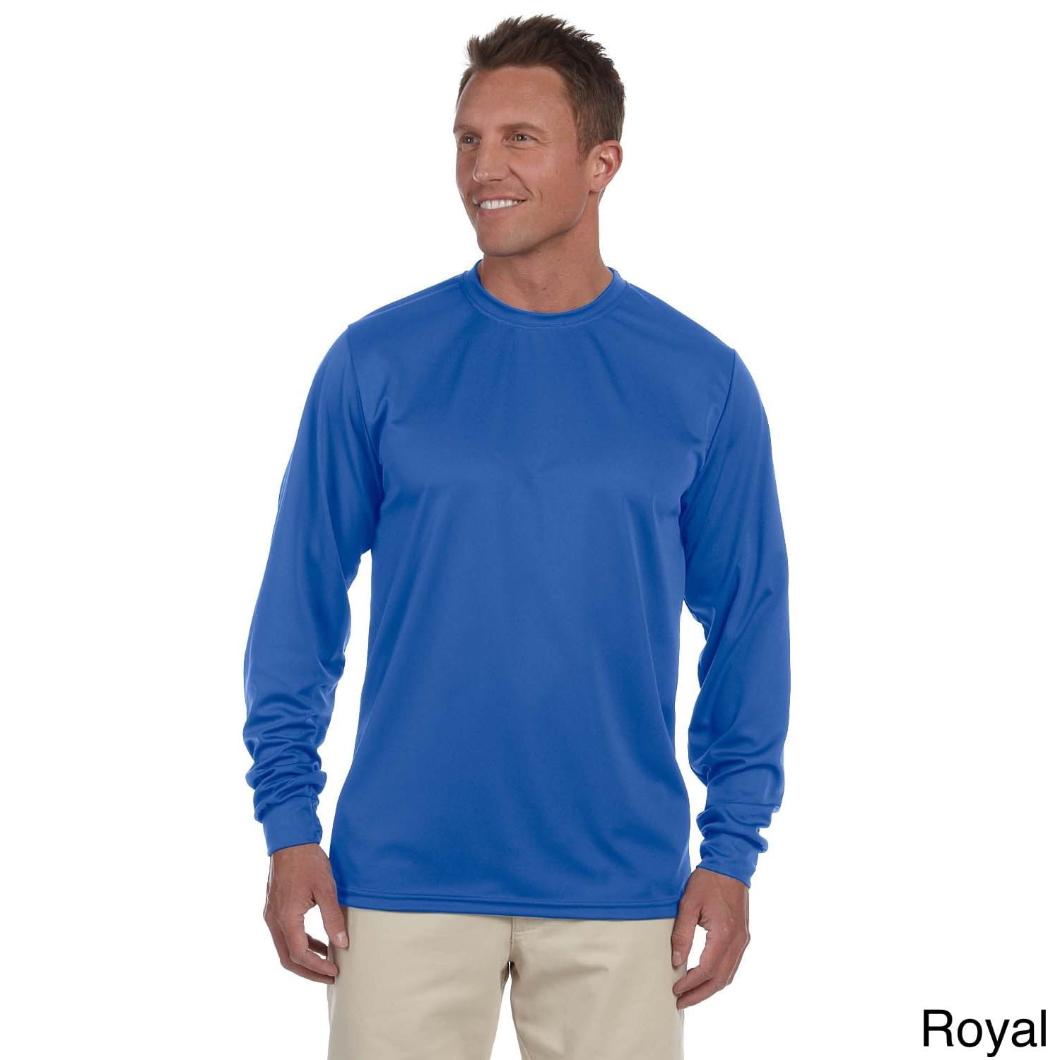 Augusta Sportswear 100-percent Polyester Moisture-wicking Long-sleeve T ...