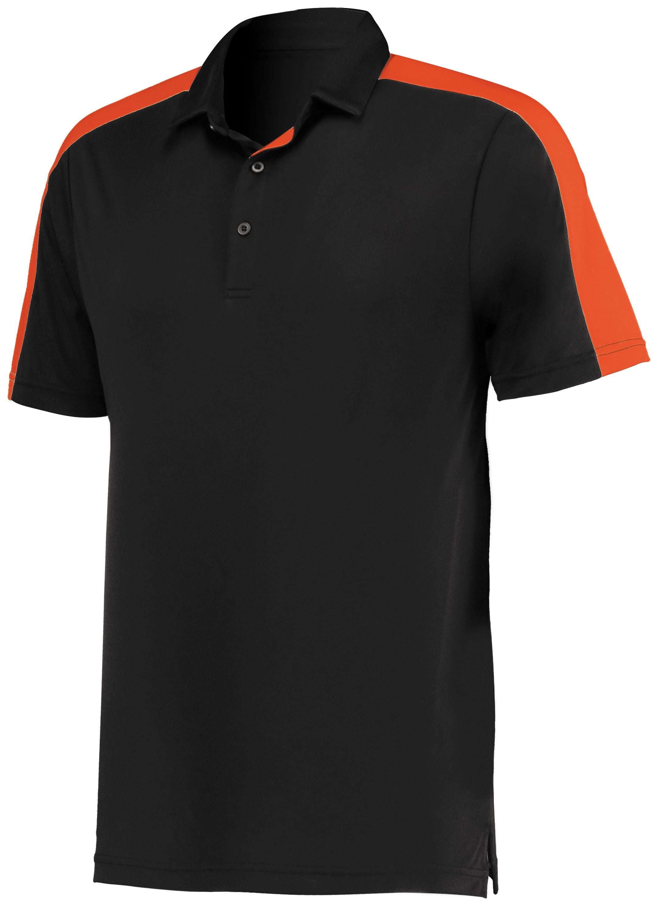 Augusta Sportswear B09634536 Mens Two-Tone Vital Polo T-Shirt, Black ...
