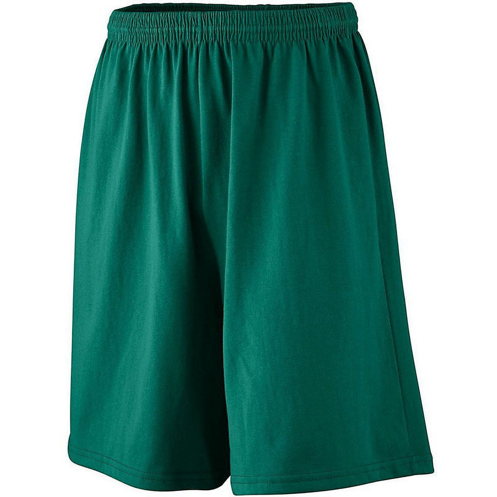 Augusta Sportswear Men's Longer Length Jersey Short - 915 - Walmart.com