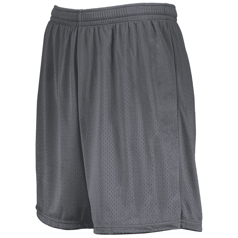 Augusta Sportswear Men's Standard 7-Inch Modified Mesh Shorts, Graphite ...